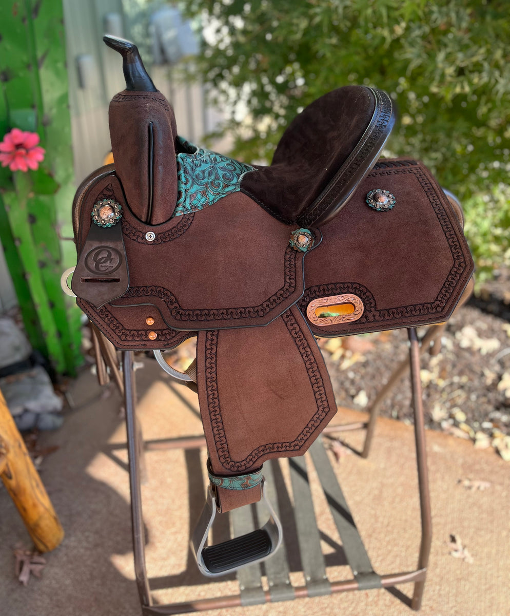 OC Saddlery Addysen Barrel Saddle by Circle Y – Opossum Creek Boutique ...